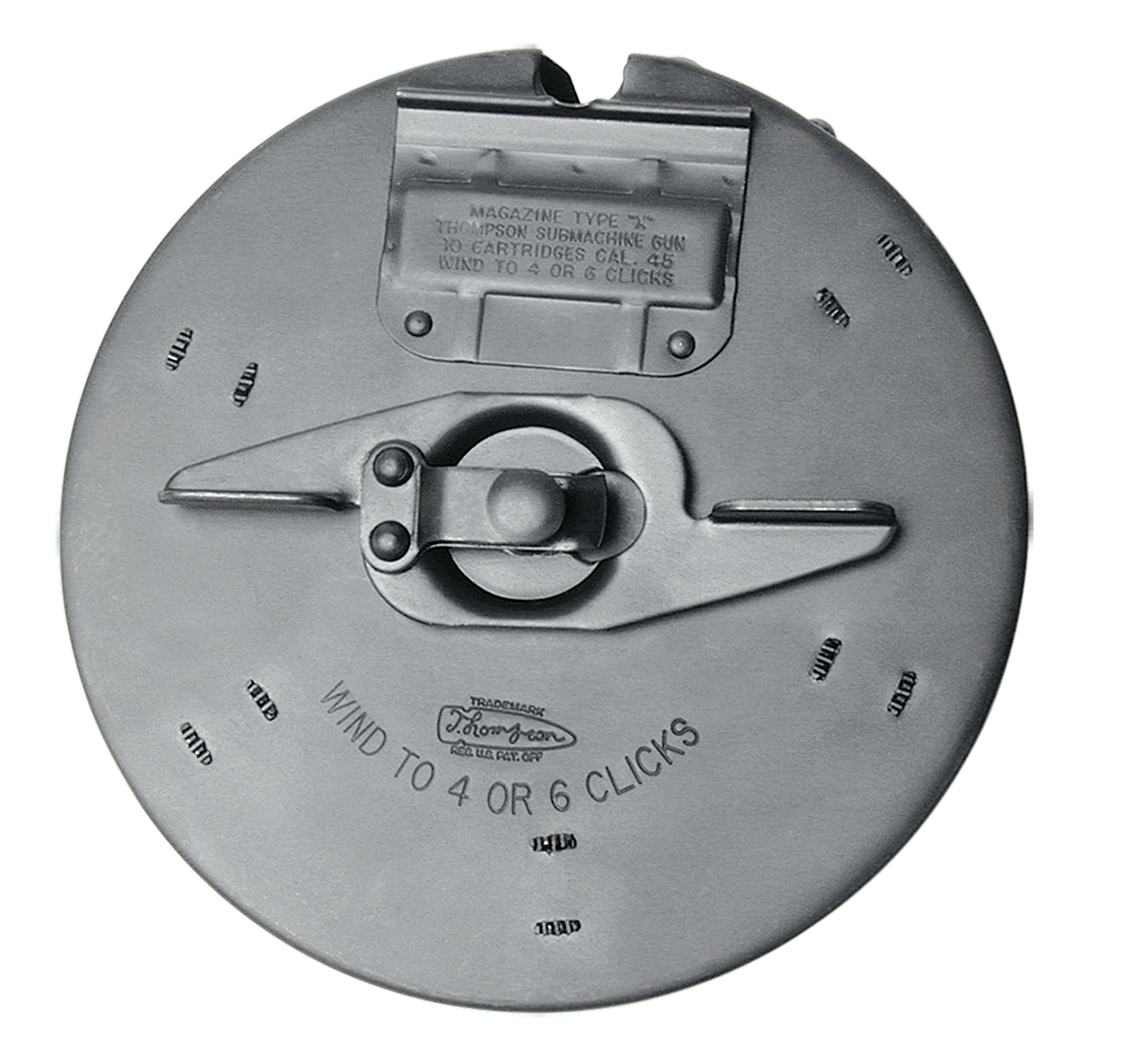 Thompson A1, Thmp Qtmt12bkt Mag 45 10r Drum - Rifle Magazines & Rifle ...