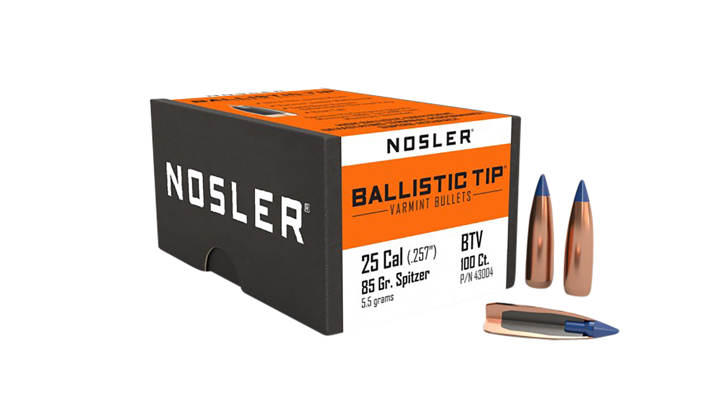 Nosler Ballistic Tip, Nos 43004 Blstc Var 25 85 Sptzr 100 - Other ...
