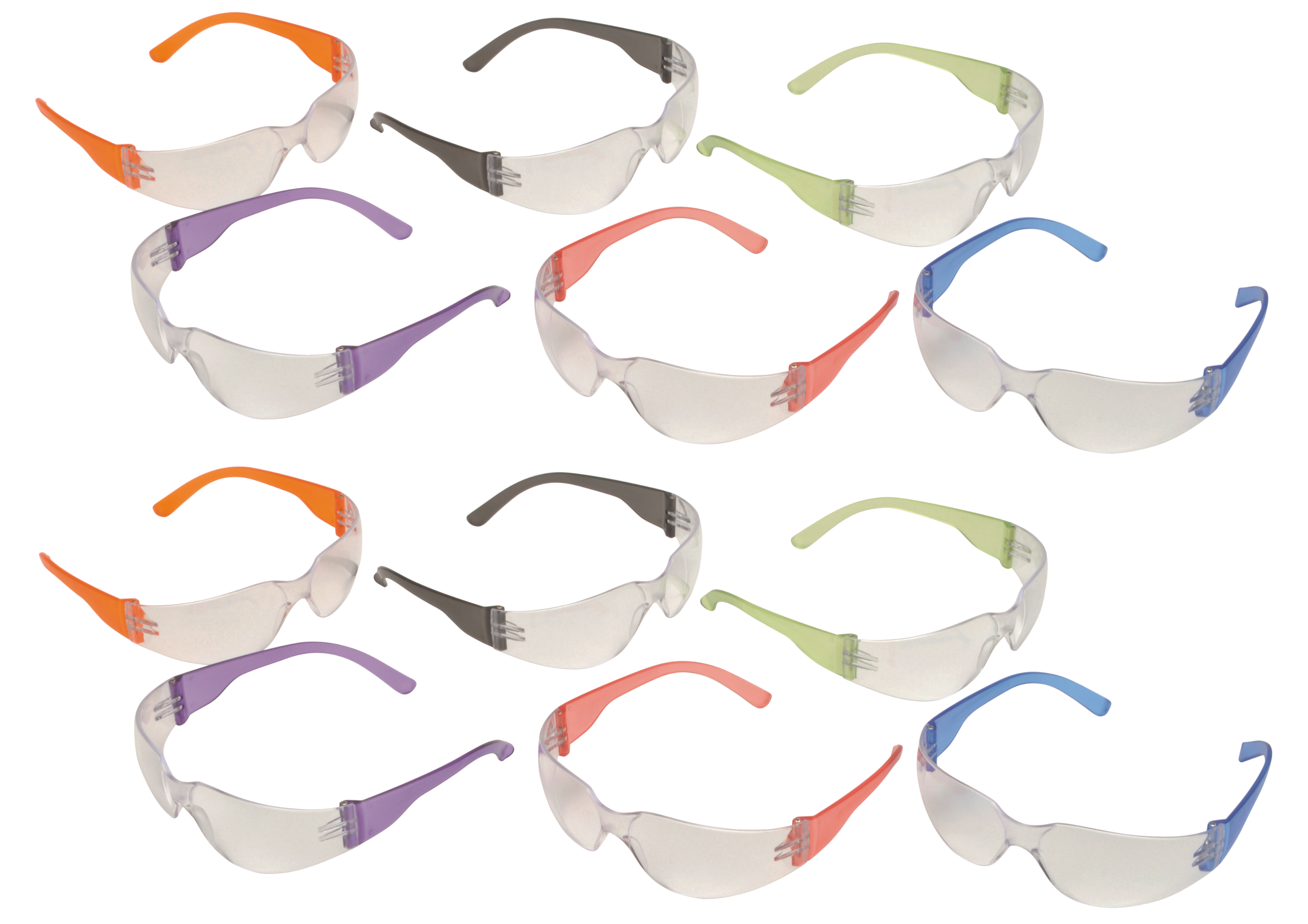 Pyramex Intruder, Pyra S4110smp Multi Color Temple 12pk - Eyewear at ...