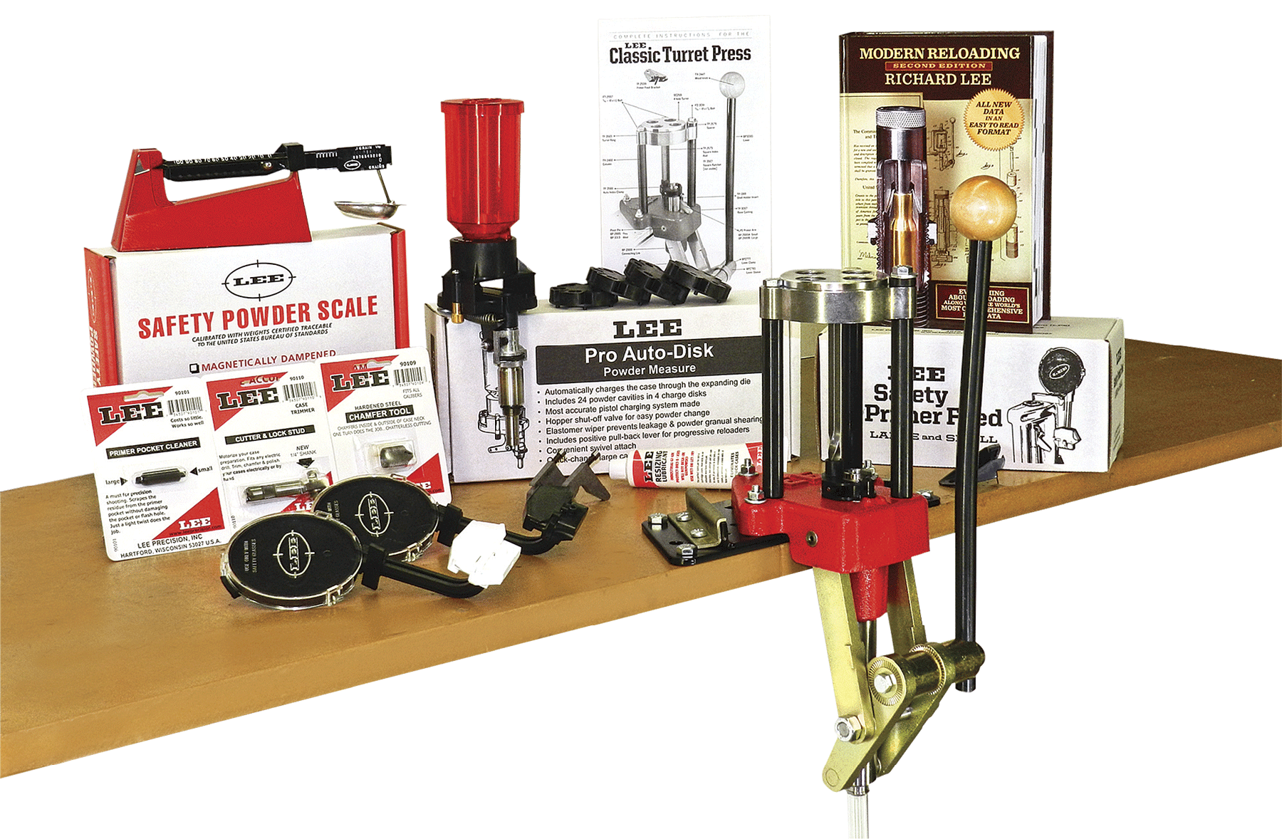 Lee Classic, 90304 Turret Press Kit - Other Reloading Equipment at ...