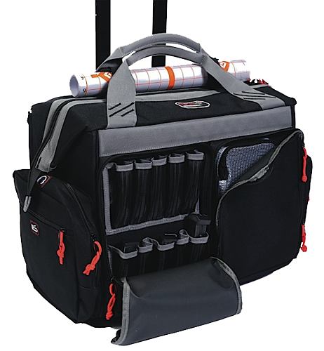 G*outdoors Rolling, Gps 2215rb Range Bag W-tele Hndl Blk - Gun Cases ...