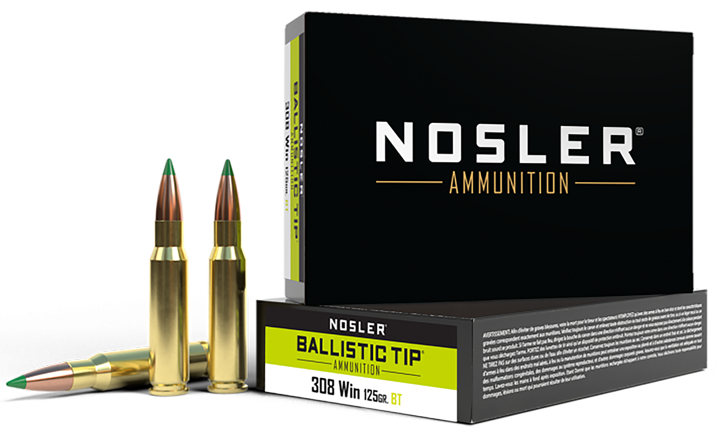Nosler Ballistic Tip, Nos 40061 Trophy 308 125 Bt 20-10 - Rifle ...