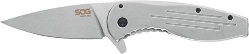 Sog Knife Aegis Flk Stone - Washed 3.38" Plain Edge Blade - Hunting ...