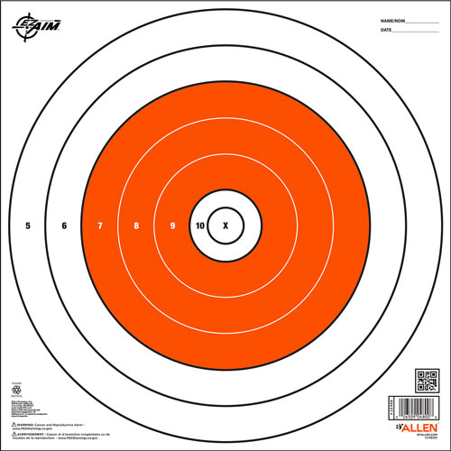 Allen Ez Aim Paper Bullseye - Target 12-pk 12"x12" - Shooting Targets ...