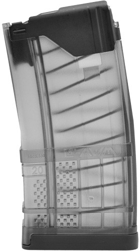 Lancer Magazine L5awm Ar-15 - 5.56x45 20rd Translucent Smoke - Pistol ...