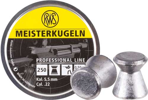 Rws Pellets 22 Meisterkugeln - 14 Grains Pro-line 250-pack - Air Rifles ...