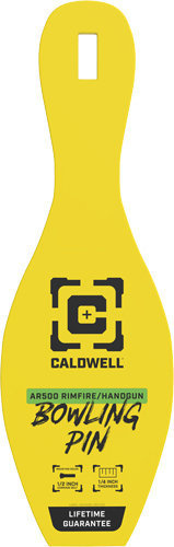 Caldwell Ar500 Rimfire Bowling - Pin Target 1-4" Yellow - Other Gun ...