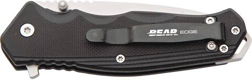 Bear Edge G10 Sideliner 3.38" - W-clip Black Handle! - Hunting Knives ...