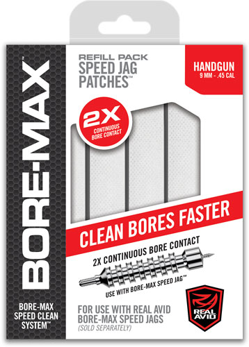 Real Avid Bore Max Speed Jag - Patches 4" S - Gun Cleaning Kits & Gun ...