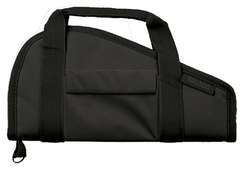 Bulldog Pistol Case 15" Black - Accessory Pocket & Carry Strap - Gun ...