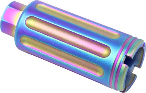 Guntec Ar15 Slim Line Cone - Flash Can Gen 2 Rainbow Pvd - Black Powder ...