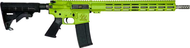 Glfa Ar15 Splatter 223 Wylde - 16" S-s Bbl Zombie Green - Semi Auto ...