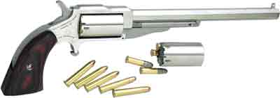 Naa Mini-revolver "hogleg" - Combo 22lr-22wmr 6" S-s Wood - Revolvers ...
