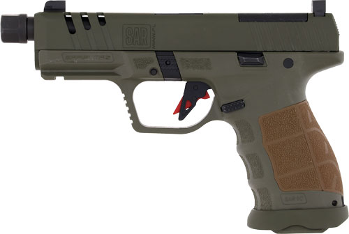 Sar Usa Sar9 Compact Socom 9mm - 4.7" Bbl 15-21 Rd Mag Sf Green - Semi ...