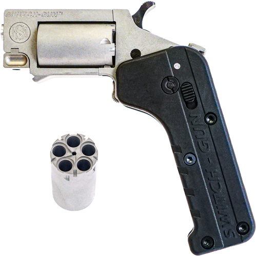 Stand Mfg Switch Gun 22 Mag-lr - 5 Shot Stainless Can Be Folded ...