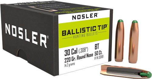 Nosler Bullets 30 Cal .308 - 220gr Ballistic Tip 50ct - Other Reloading ...