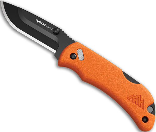 Outdoor Edge Razor-mini 2.2" - Orange Pms W-2 Black Dp Blds - Knife ...