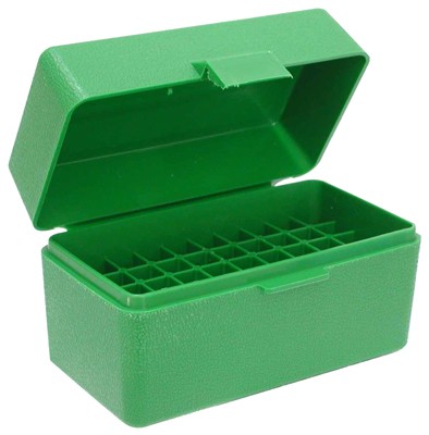 Mtm Ammo Box Small Rifle - 50-rounds Flip Top Style Green - Ammo ...