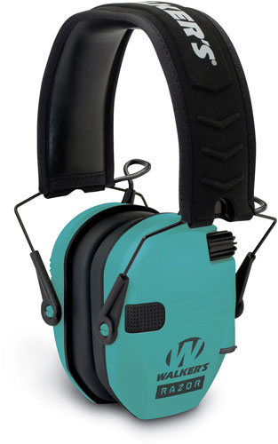Walkers Muff Electronic Razor - Slim Tactical 23db Light Teal - Eyewear at GunBroker.com ...